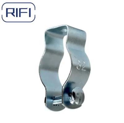 China 20mm-50mm Conduit Clips 1/2 Conduit Fittings Abrazadera Metal Negra Eclipsable for sale
