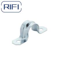 China Electrical EMT Conduit Fittings 2 Hole Pipe Strap Galvanized Metal 4 Inch for sale