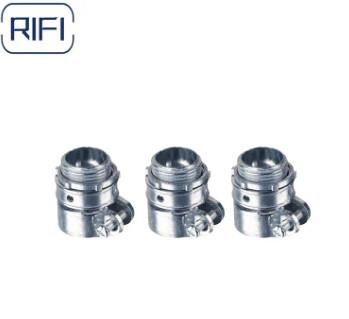 China 3/8-4 Inch Zinc Material  Straight Squeeze Bx Connector For Flexible Conduit for sale