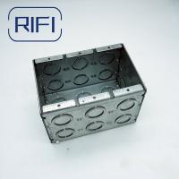 China UL Listed Outdoor Electrical Galvanized Metal 4x4 Square Junction Boxes for sale