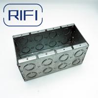 China UL Standard Masonry Electrical Box  4 Device Non-gangable Installation For Versatile Applications for sale