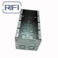 China UL Standard Masonry Electrical Box  4 Device Non-gangable Installation For Versatile Applications for sale