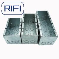China UL Standard Masonry Electrical Box  4 Device Non-gangable Installation For Versatile Applications for sale