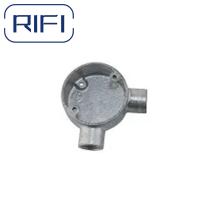 China Hot Dipped Galvanized Malleable Iron BS4568,BS31 Conduit Junction Angle Box 20mm,25mm for sale