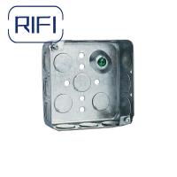 China UL Listed Outdoor Electrical Galvanized Metal 4x4 Square Junction Boxes for sale
