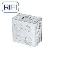 China Durable GI Conduit Fittings  Gi Switch Box 72mm *72 Mm*47 Mm Versatile For Indoor And Outdoor for sale