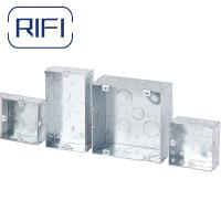 China Durable GI Conduit Fittings  Gi Switch Box 72mm *72 Mm*47 Mm Versatile For Indoor And Outdoor for sale