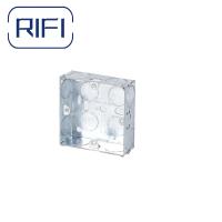 China 3x3 3x6 35mm Deep GI Electric Switch Box Galvanized GI Switch Metal Junction Box for sale