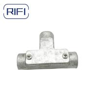 China 20MM GI Electrical Conduit Fittings Hot DIP Galvanized Tee Elbow for sale