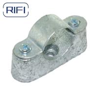 China Size 32mm GI Flexible Conduit Fittings Customize Conduit Distance Saddles for sale
