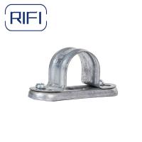 China Size 32mm GI Flexible Conduit Fittings Customize Conduit Distance Saddles for sale
