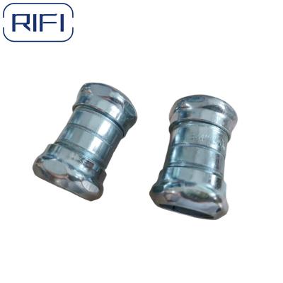 China Electrical Metallic Tubing EMT Steel Compression Type Couplings for sale