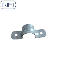 China EMT Conduit Fittings UL Galvanized Metal Two-holes One Hole Strap for Electrical Installation for sale