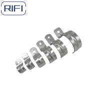China EMT Conduit Fittings UL Galvanized Metal Two-holes One Hole Strap for Electrical Installation for sale