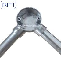 China RIFI Emt Aluminum Junction Circular Box  Set Screw Type 1 Way 2 Way 3 Way 4 Way for sale