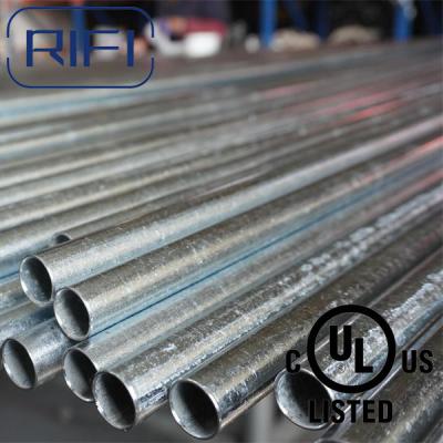 China UL Listed Carbon Steel Hot Dipped Galvanized EMT Conduit Pipe for Electrical Installation for sale