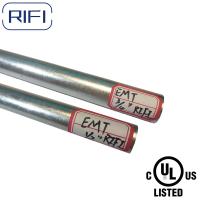 China RIFI UL Listed Hot Dipped Galvanized EMT Conduit Pipe for Electrical Metallic Tubing for sale