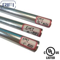 China RIFI UL Listed Hot Dipped Galvanized EMT Conduit Pipe for Electrical Metallic Tubing for sale
