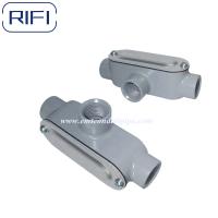 China 3/4 Inch C Type Aluminum Die Cast Threaded Conduit Body With Cover And PVC Gasket for sale