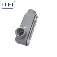 China 3/4 Inch C Type Aluminum Die Cast Threaded Conduit Body With Cover And PVC Gasket for sale