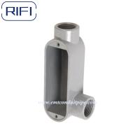 China 3/4 Inch C Type Aluminum Die Cast Threaded Conduit Body With Cover And PVC Gasket for sale