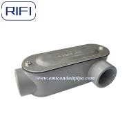 China 3/4 Inch C Type Aluminum Die Cast Threaded Conduit Body With Cover And PVC Gasket for sale
