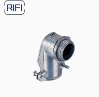 China 3/4 Inch Zinc Die Cast Flex Conduit To Box Straight Squeeze Connector Zinc Connector for sale