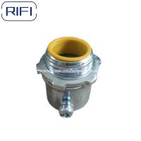 China EMT Conduit Fittings EMT Galvanized Steel Set Screw Connector With Insulated for sale