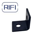China Steel 4 Holes Square Mount 1-5/8”Single Strut Channel Post Base With Powder Coated for sale