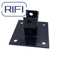 China Strut C Channel Electro Galvanized Base Plate Strut Channel Fitting for sale