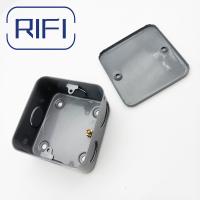 China Electrical Gi Conduit Fittings Steel Powder Coated Grey 1 Gang Surface Metal Clad for sale