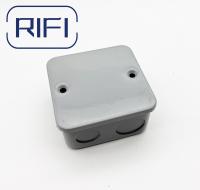 China 1 Gang 40mm Depth Electric Metal Clad Back Box Switches & Sockets With Brass Terminal for sale