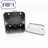 China 1-Gang 2 Gang Switched Socket  Outlet  Metal Clad In Grey Painted Surface Finish for sale
