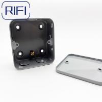 China Indoor And Outdoor 1 Gang Surface Metal Clad Mounting Back Box With 20mm & 25mm Knockout for sale
