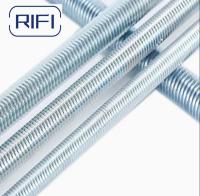 China Rifi Custom Length DIN 976 Stud Bolts A2/A4 Finish Metric Threaded Steel Rod With Black Zinc Finish for sale