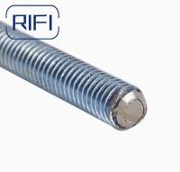 China Rifi Custom Length DIN 976 Stud Bolts A2/A4 Finish Metric Threaded Steel Rod With Black Zinc Finish for sale
