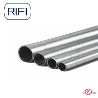 China EMT Conduit Pipe UL797 ANSI C80.3 0.85MM-1.4MM Thickness with Conduit Fittings Supply for sale