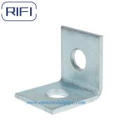 China 90 Degree Channel Bracket 4 Hole Unistrut Channel Fittings Galvanized Steel for sale