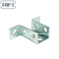 China L Type Channel Plate 3 Hole Unistrut Channel Fittings Galvanized Steel for sale