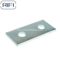 China L Type Channel Plate 3 Hole Unistrut Channel Fittings Galvanized Steel for sale