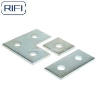 China L Type Channel Plate 3 Hole Unistrut Channel Fittings Galvanized Steel for sale
