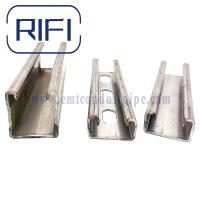 China 41mm Unistrut Slotted Channel Strut Stainless Steel Back To Back Strut Channel for sale