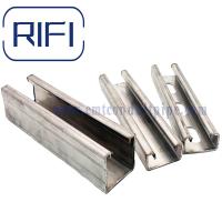 China 41mm Unistrut Slotted Channel Strut Stainless Steel Back To Back Strut Channel for sale