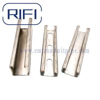 China 41mm Unistrut Slotted Channel Strut Stainless Steel Back To Back Strut Channel for sale