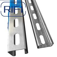 China 304 Or 316 Stainless Steel Strut Channel And Fittings For 10 Feet Length In Industrial Environments for sale