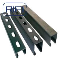 China 1 5 8 Strut Channel Carbon Steel / 304 Stainless Steel / Expoxy Coated Slotted C Channel for sale
