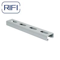 China RIFI 1 5 8 Deep Metal Strut Channel Red Color Expoxy Coated for sale