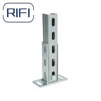 China RIFI 1 5 8 Deep Metal Strut Channel Red Color Expoxy Coated for sale