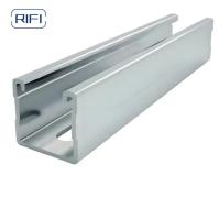 China Galvanized Sheet Slotted Strut With Galvanized Steel Slotted Strut Channel for sale