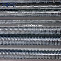 China RIFI Blue / Silver Zinc Plated All - Thread Studding DIN975/DIN976 Threaded Rod for sale